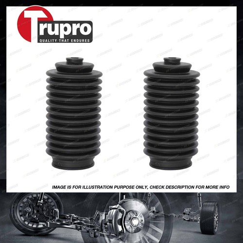 2 x Trupro Front Steering Rack Boots LH/RH for Subaru Brumby AU EA81 ...
