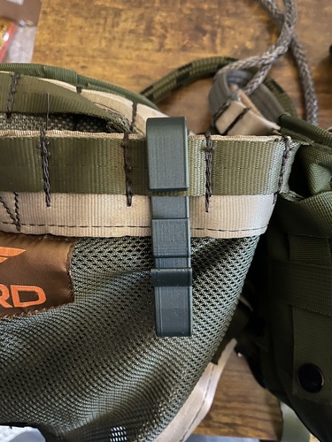 Saddle Hunting Molle Clips for Climbing Sticks/platform. 3 Pack | eBay