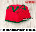 Handcrafted Red Moroccan Marrakech Hat Headgear for Muslim Men | eBay