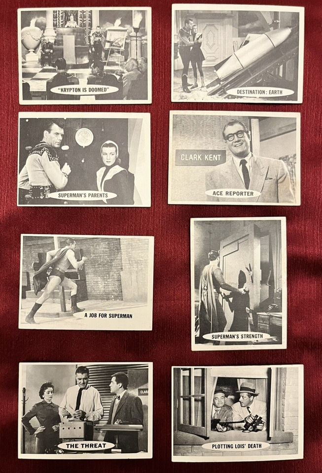 1966 Topps - Advertures of Superman, with George Reeves - Complete Set ...