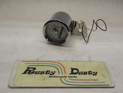 MMB Ultra Mini Mechanical Drive Speedometer Chrome Housing And White ...