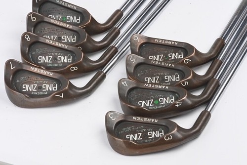 Ping Zing Beryllium Copper 3-PW Iron Set Ping Steel Regular Flex LH ...
