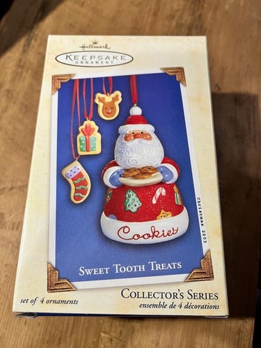 Hallmark Keepsake Ornament Sweet Tooth Treats 2003 Santa Claus with ...