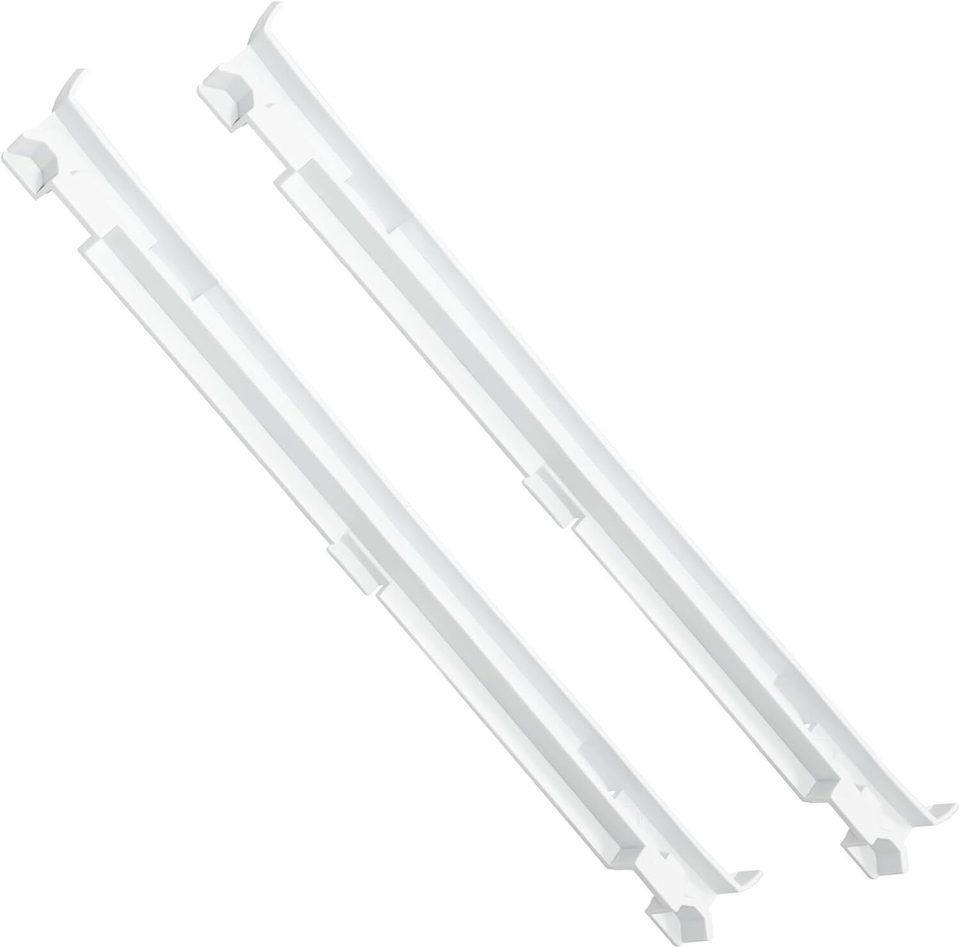 2-Pack Crisper Drawer Slide Rails for Whirlpool Refrigerator ...