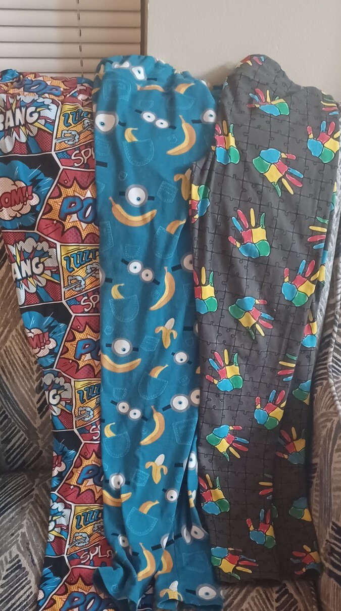 Lot of 3 Fabulegs Womens Size S One Size Autism Minions Cartoon | eBay