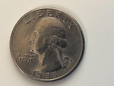 1985 D Washington Eagle one quarter Coin | eBay