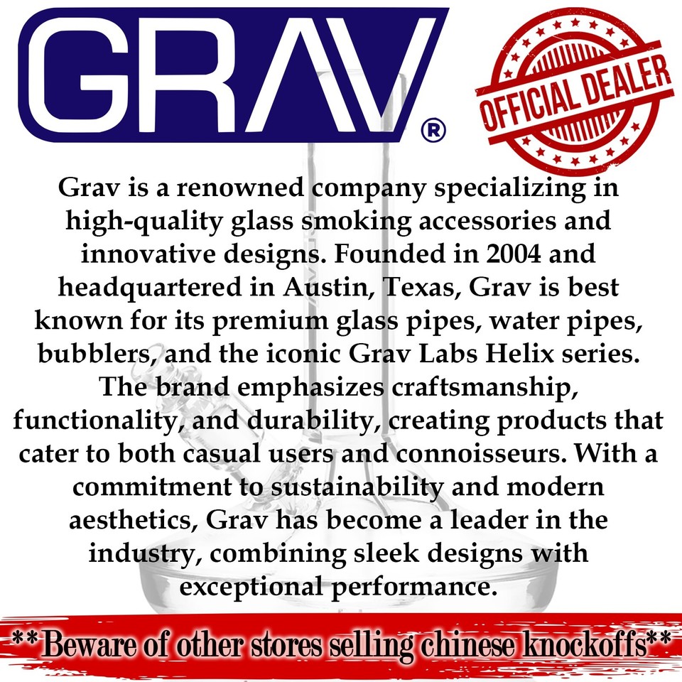 GRAV 5" Rocker Steamroller THICK QUALITY Borosilicate Glass Spoon Bowl ...