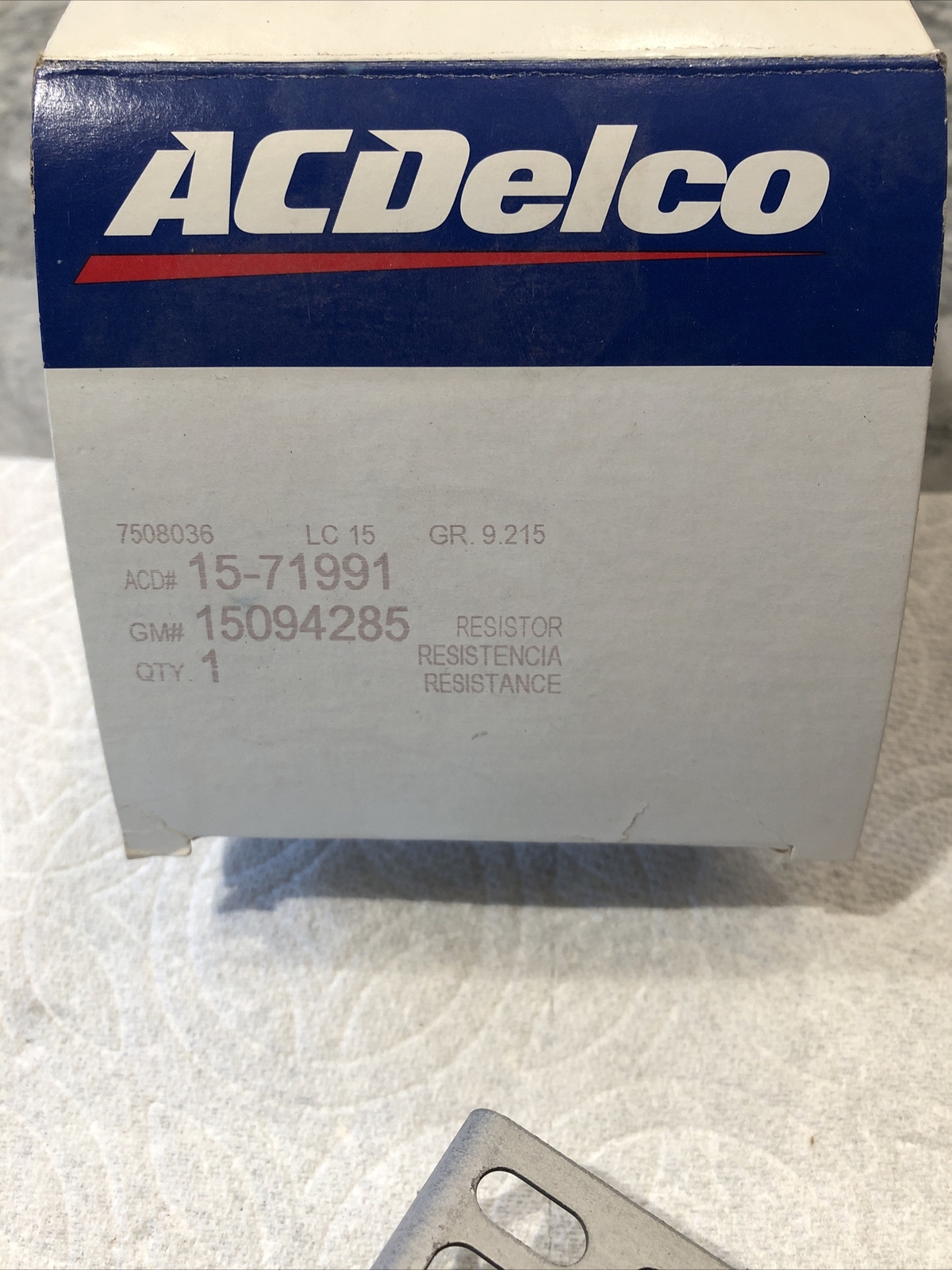 New Ac Delco 15-71991 HVAC Blower Motor Resistor GM 15094285 OEM | eBay