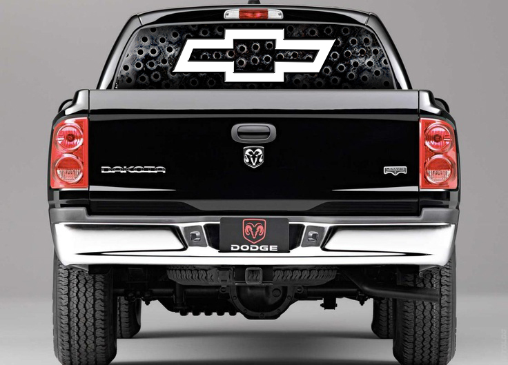 Chevrolet Rear Window Graphics Animal