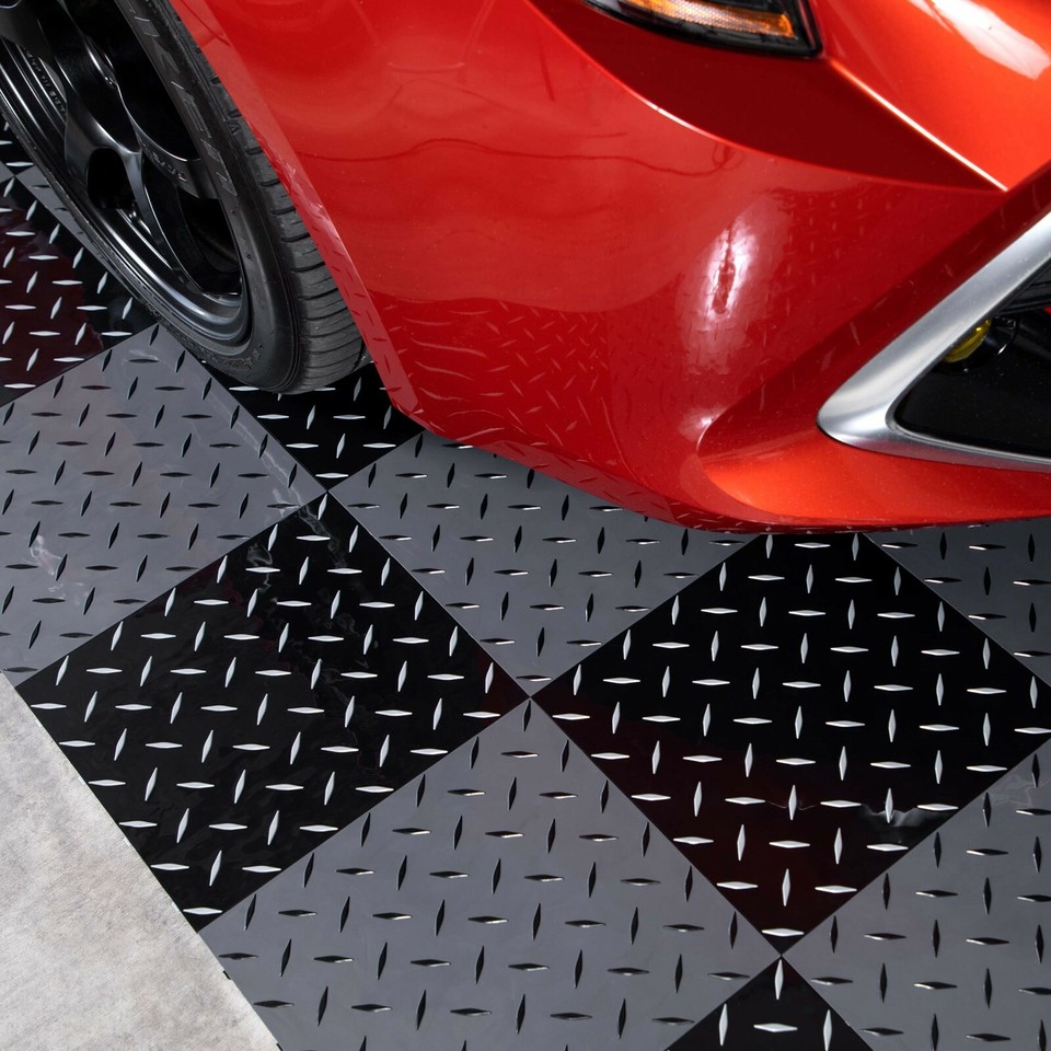 FlooringInc Nitro Pro Interlocking Garage Floor Tiles 12"x12",40 Pack ...