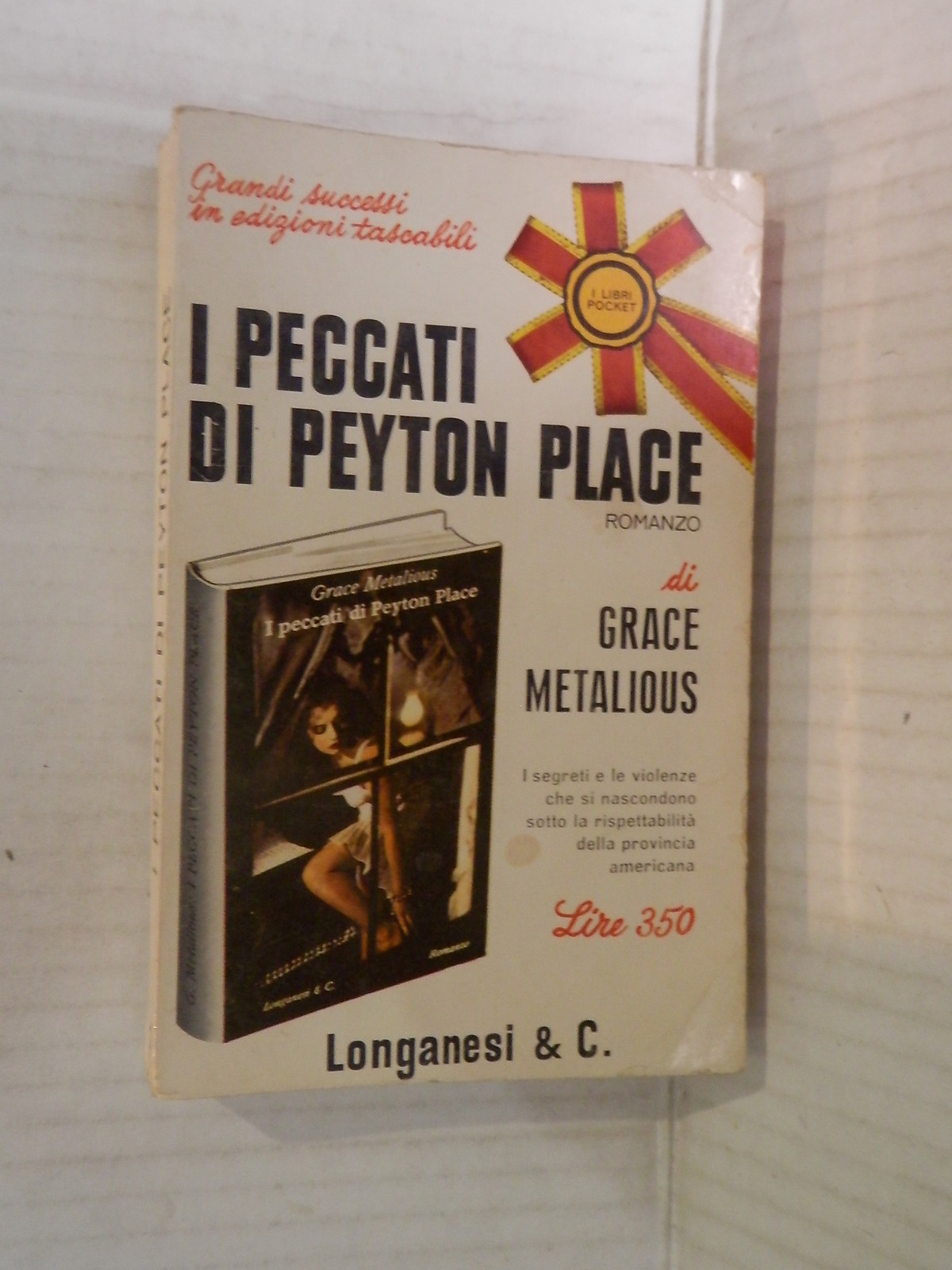 I PECCATI DI PEYTON PLACE Grace Metalious Longanesi I Libri Pocket 1 ...
