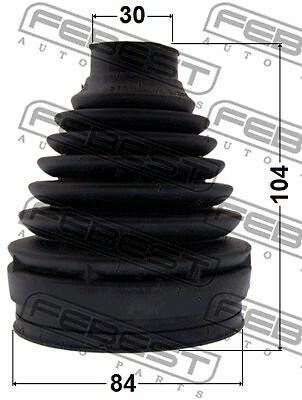 1615p-169 Febest Boot Inner CV Joint Kit 84x104x30 for MERCEDES BENZ ...