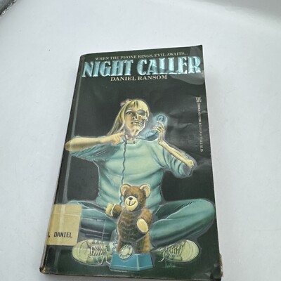 NIGHT CALLER DANIEL RANSOM ZEBRA ‘87 1ST PRINT HORROR CULT FILM CLASSIC ...