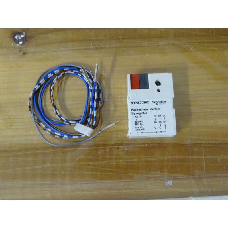 Knx MTN670802 Interface Boutons Conventionnel 2 Canaux Boite Pubs ...