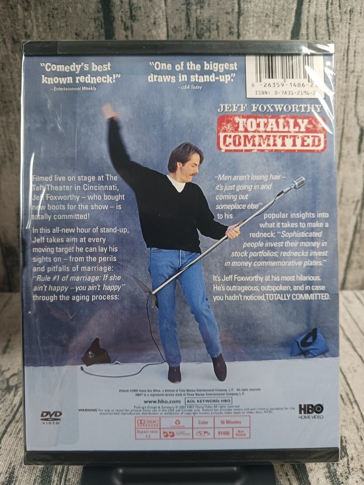 Jeff Foxworthy - Totally Committed (DVD, 2002) Brand New / Sealed ...