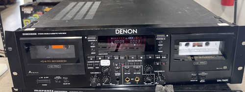 Denon DN-780R Stereo Double Cassette Tape Deck-tested, Works Great! | eBay