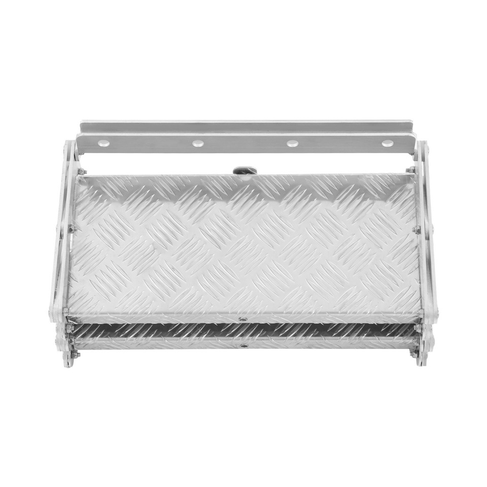 2 Steps Foldable Step Ladder Folding Aluminum Alloy Scissor Stairs for ...