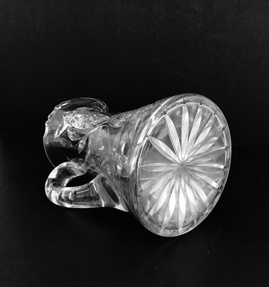 RARE American Brilliant Cut Glass Intaglio Daisies Pattern Water ...