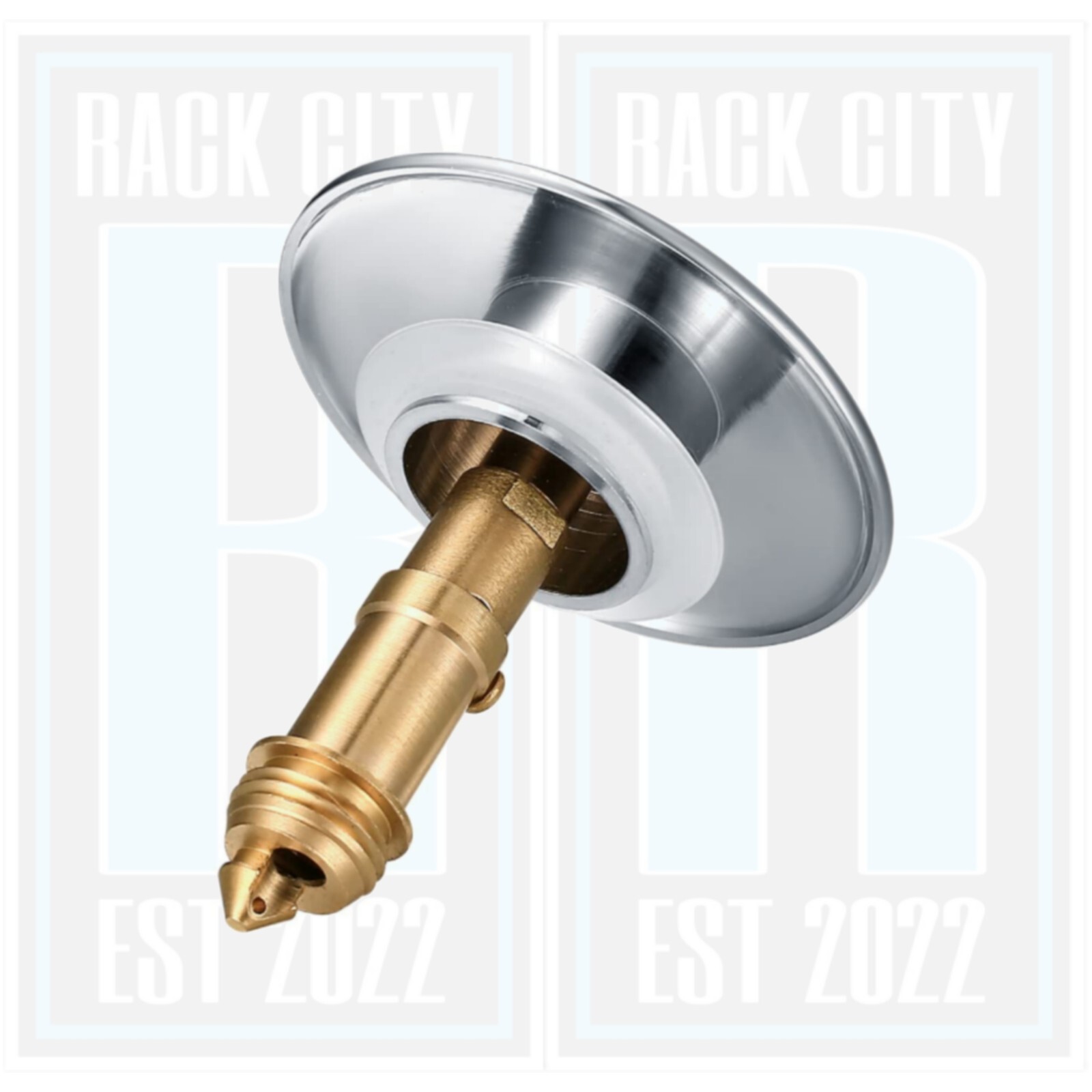 Chrome Easy Pop Up Basin Waste Bathroom Sink Push Button Click Clack ...