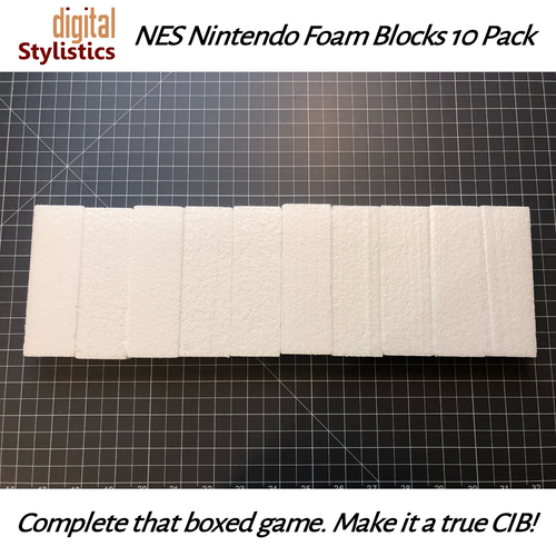 Foam Block Inserts for NES Nintendo boxed games - 10 foam blocks | eBay