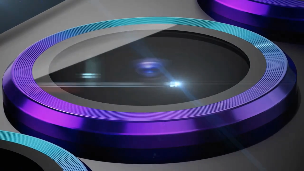 For Samsung Galaxy S22 Ultra 5G Camera Lens Metal Ring Tempered Glass ...