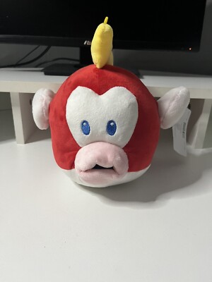 New 11” Super Mario Bros Red Cheep Cheep Flying Fish MarioKart Soft ...