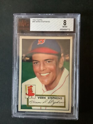 1952 TOPPS Vern Stephens #84 BVG 8. NM-MT | eBay