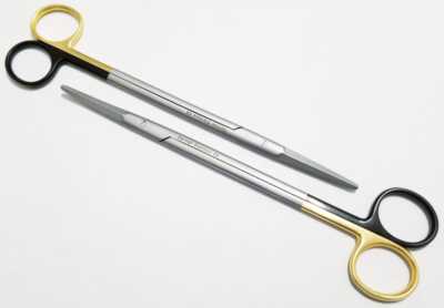 Kaye Face Lift Scissors SuperCut 8" STR/CVD Gold/Ebony Plastic Surgery ...