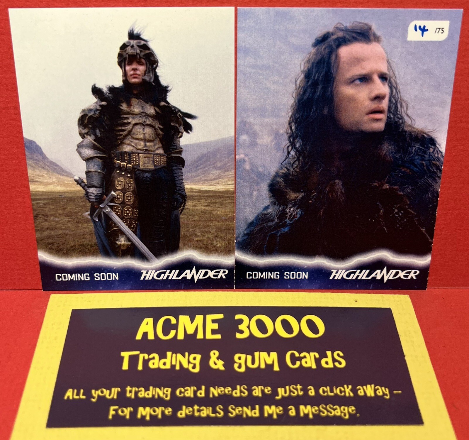 Unstoppable HIGHLANDER - MASTER SET - ALL Autographs, Chase Sets ...