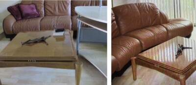 5 Piece Cognac Tan & Black Italian Ferrari Leather Sectional Sofa Couch ...