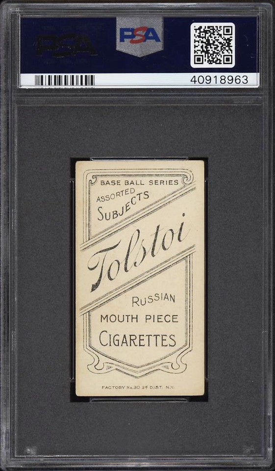Very Rare 1909-11 T206 Chick Gandil Tolstoi Chicago Black Sox PSA 4 VG ...