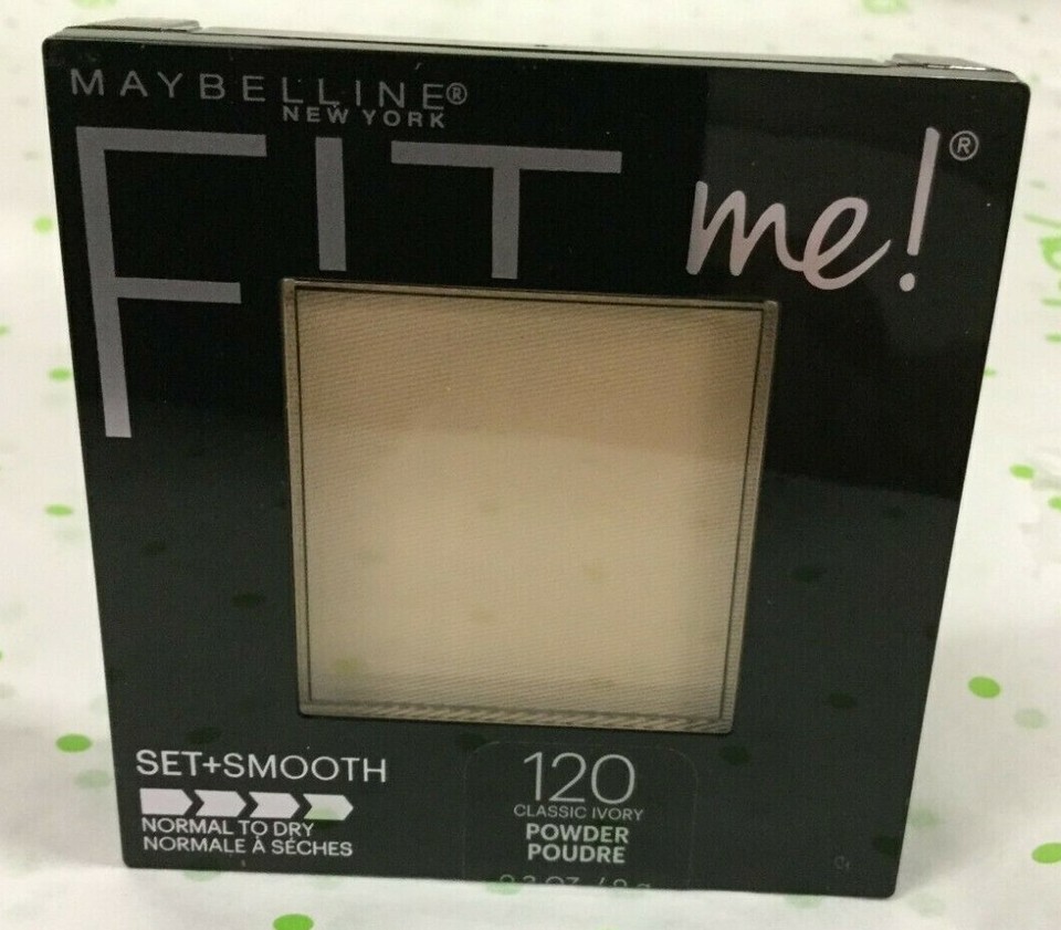 2 X Maybelline New York Fit Me! Set + Smooth Pressed Powder 0.3 Oz ...