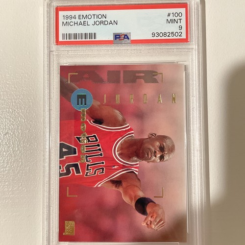 Michael Jordan 1994-95 Skybox Emotion PSA 9 Mint Chicago Bulls NBA Card ...