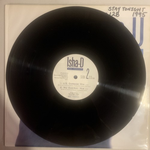 Isha-D, Maxi-Single, 12", Belgium Pressing,VG, Stay (Tonight)*Progressive House* | eBay