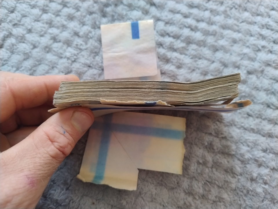 Job lot of approx. 100 Russian banknotes, Soviet era period, 5 roubles ...