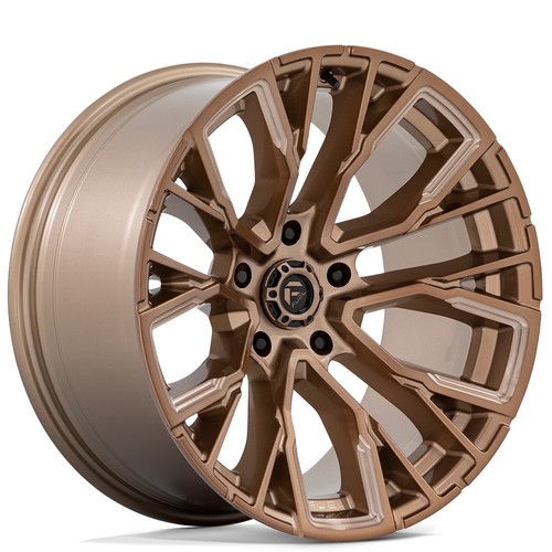 20x10" Fuel Wheels D850 Rebar 5 Platinum Bronze Milled Off-Road Rims(4 ...