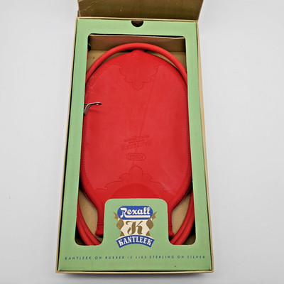 Vintage Rexall Kantleek Red Fountain Syringe Enema 2 Quart Capacity MCM ...