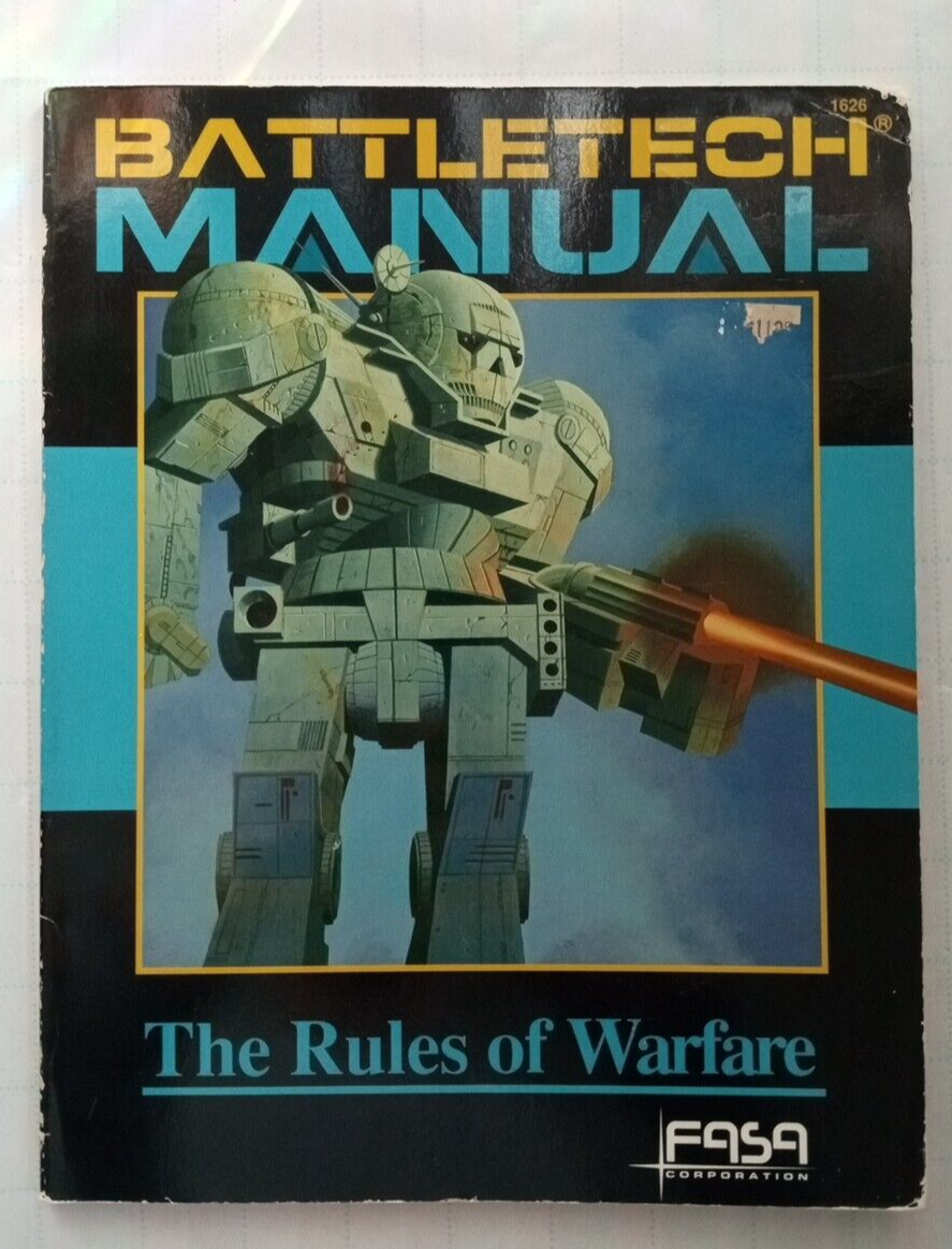 Battletech Manual: The Rules of Warfare by FASA Corporation Staff 1987 ...
