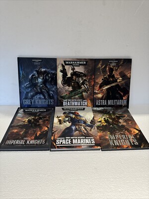 Games Workshop Warhammer 40k 8th Edition Codex: Imperial Knights Lot Of ...