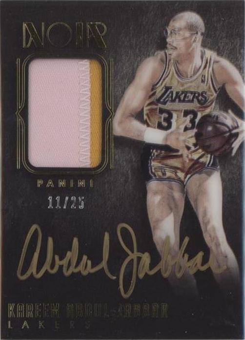 2014-15 Panini Noir - Autographed Prime Kareem Abdul-Jabbar #AC-KA ...