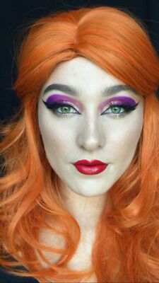 Wig DELUXE Jessica Rabbit (Orange) Costume Wig - by Allaura | eBay