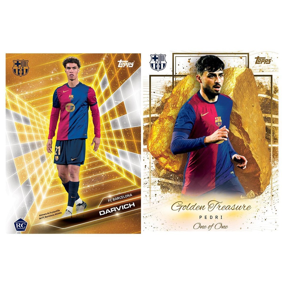 2024-25 Topps Barcelona Fan Set Team Box Soccer Collector Cards Factory ...