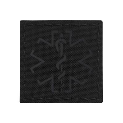 IR star of life EMS medic blackout morale 2x2 tactical infrared patch ...