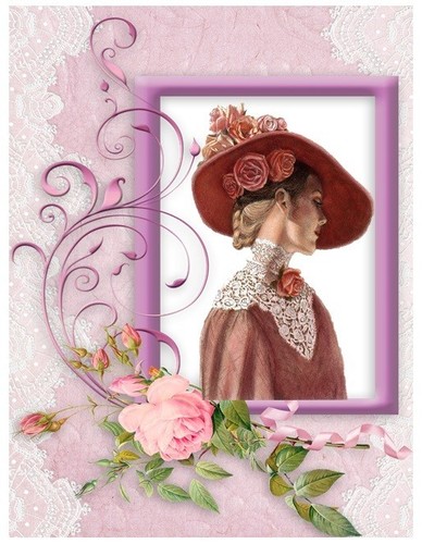 Personalized Address Labels Victorian Lady (VL9) | eBay