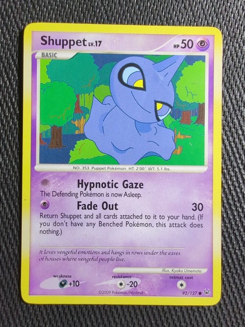Pokémon TCG Shuppet Platinum 92 Regular Common for sale online | eBay