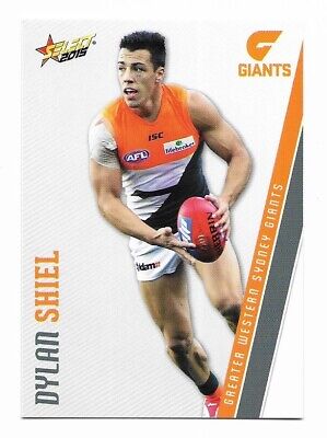 2015 AFL SELECT CHAMPIONS GWS GIANTS DYLAN SHIEL #108 COMMON CARD ...