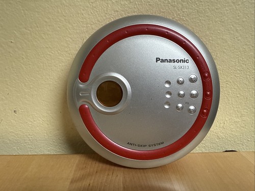 Vtg Panasonic SL-SX313 Portable Red CD Player With Anti-Skip (untested ...