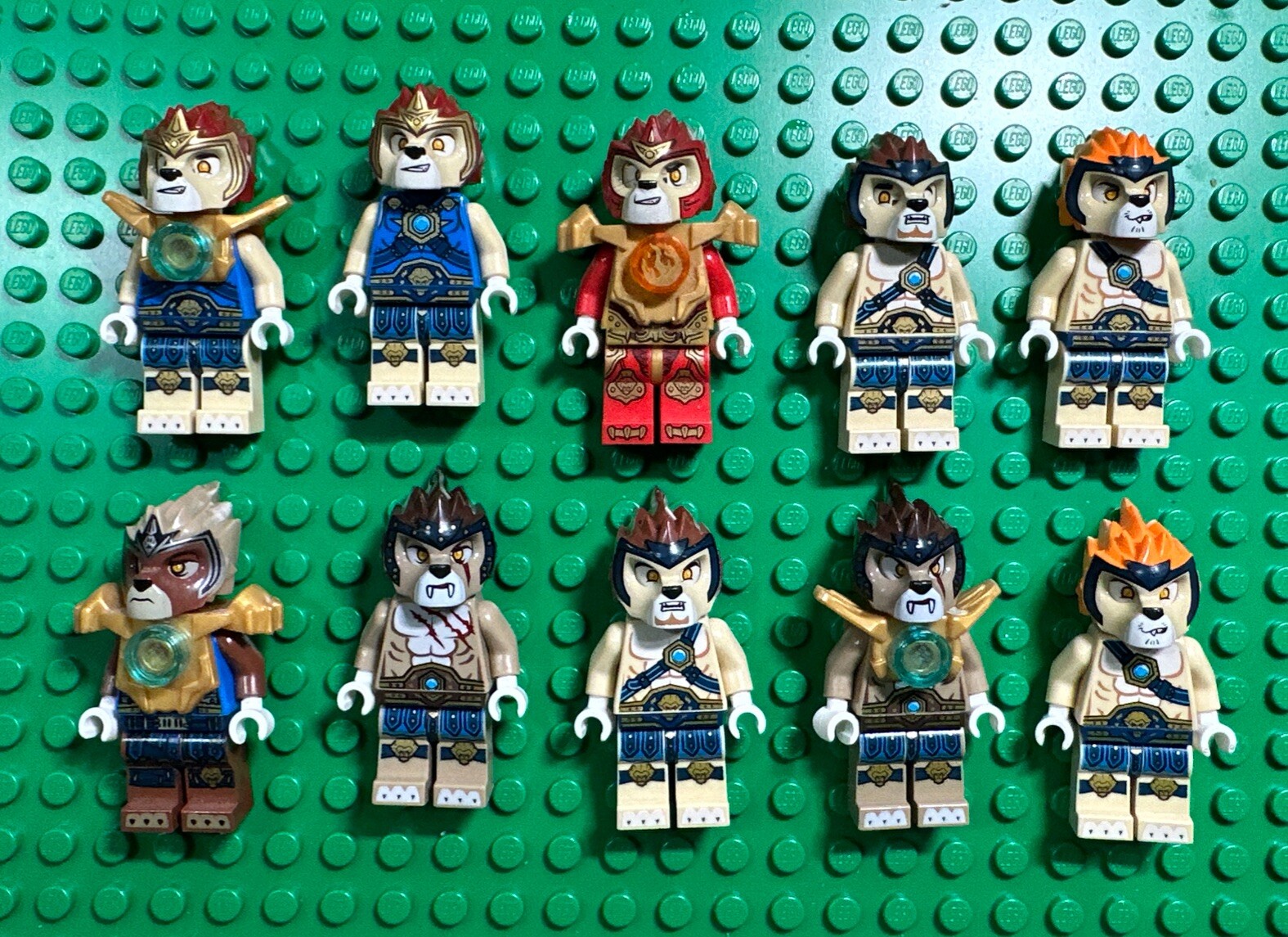 LEGO Chima Minifigures Lot Legends of Chima Minifigure X10 Lions | eBay