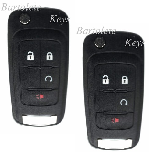 2 Entry Remote Car Key Fob Fit 2014 2015 2016 Chevrolet Malibu Cruze ...