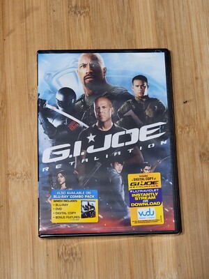 G.I. Joe: Retaliation DVD 2013 Paramount New Sealed Bruce Willis Dwayne ...
